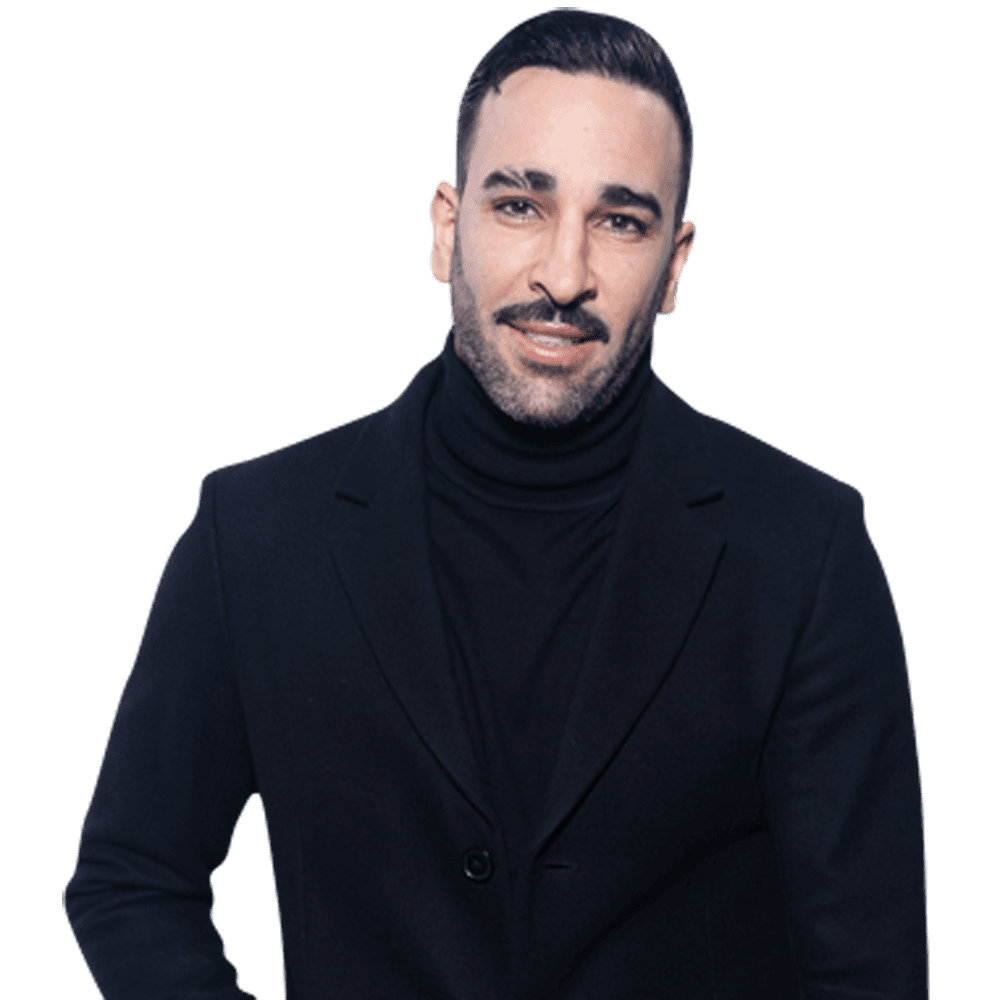 Adil Rami (Black Outfit) Half Body Buddy Cutout - Walmart.com