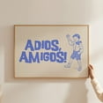 Adios Amigos Vintage Poster: Trendy Spanish Quote Print UNFRAMED PAPER ...
