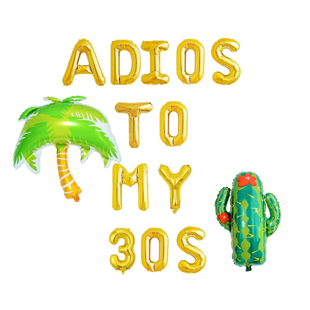 Adios To My FEV6 30s Balloons, Fiesta Mexican 40th Birthday Party ...