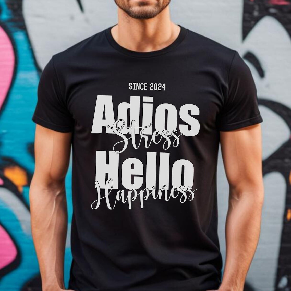 Adios Stress Hello Happiness, Retired 2024 Shirt, Camping Gift, Retired ...
