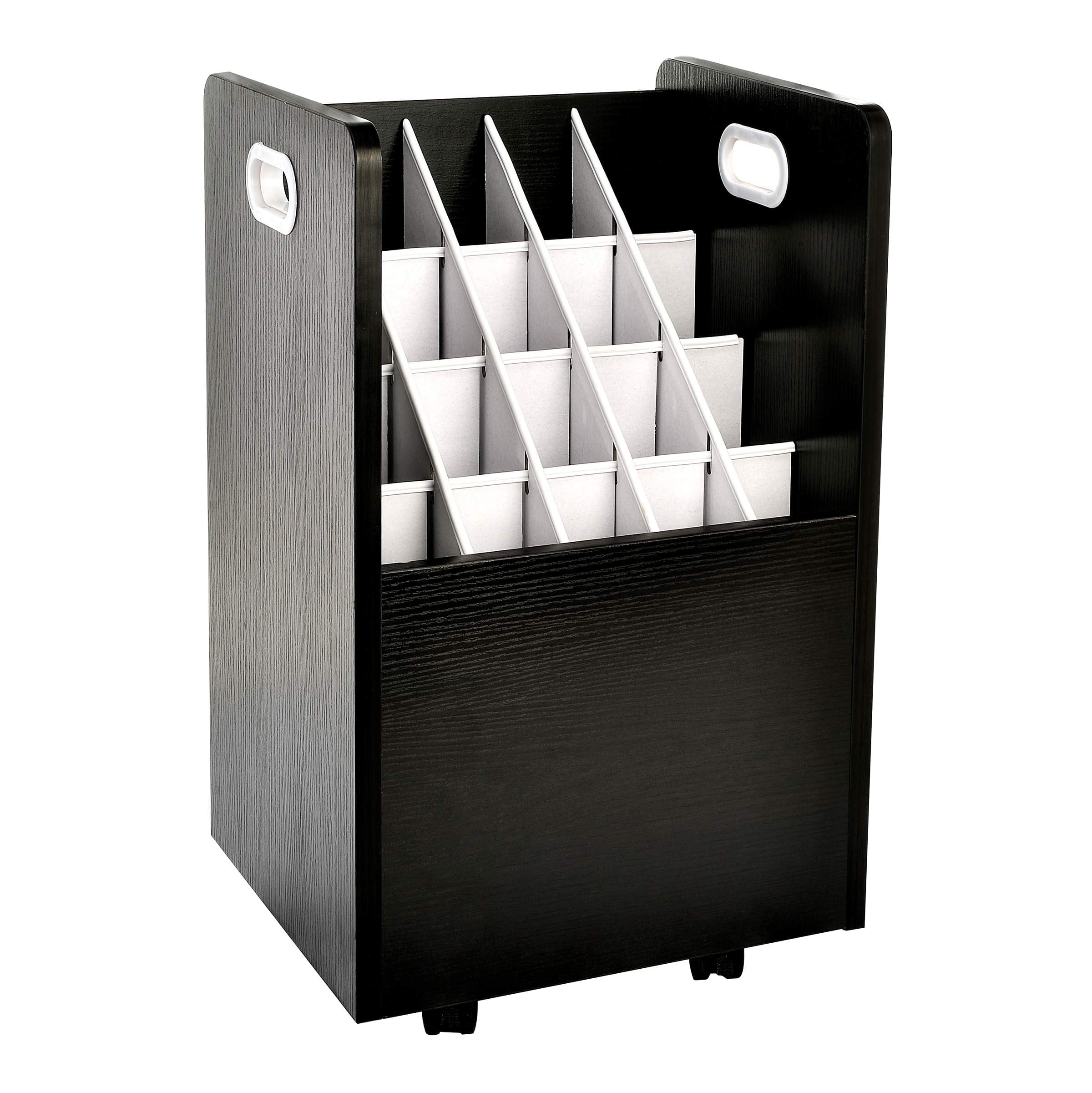 Adir Blue Print Storage Organizer- Mobile Roll File Cart, Construction ...