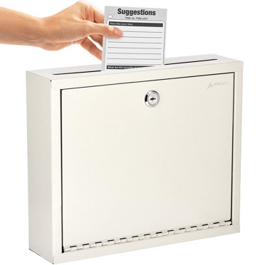 DuraBox Lockable Wall Mount Safety Deposit Drop Box Safe Home Key Model ...