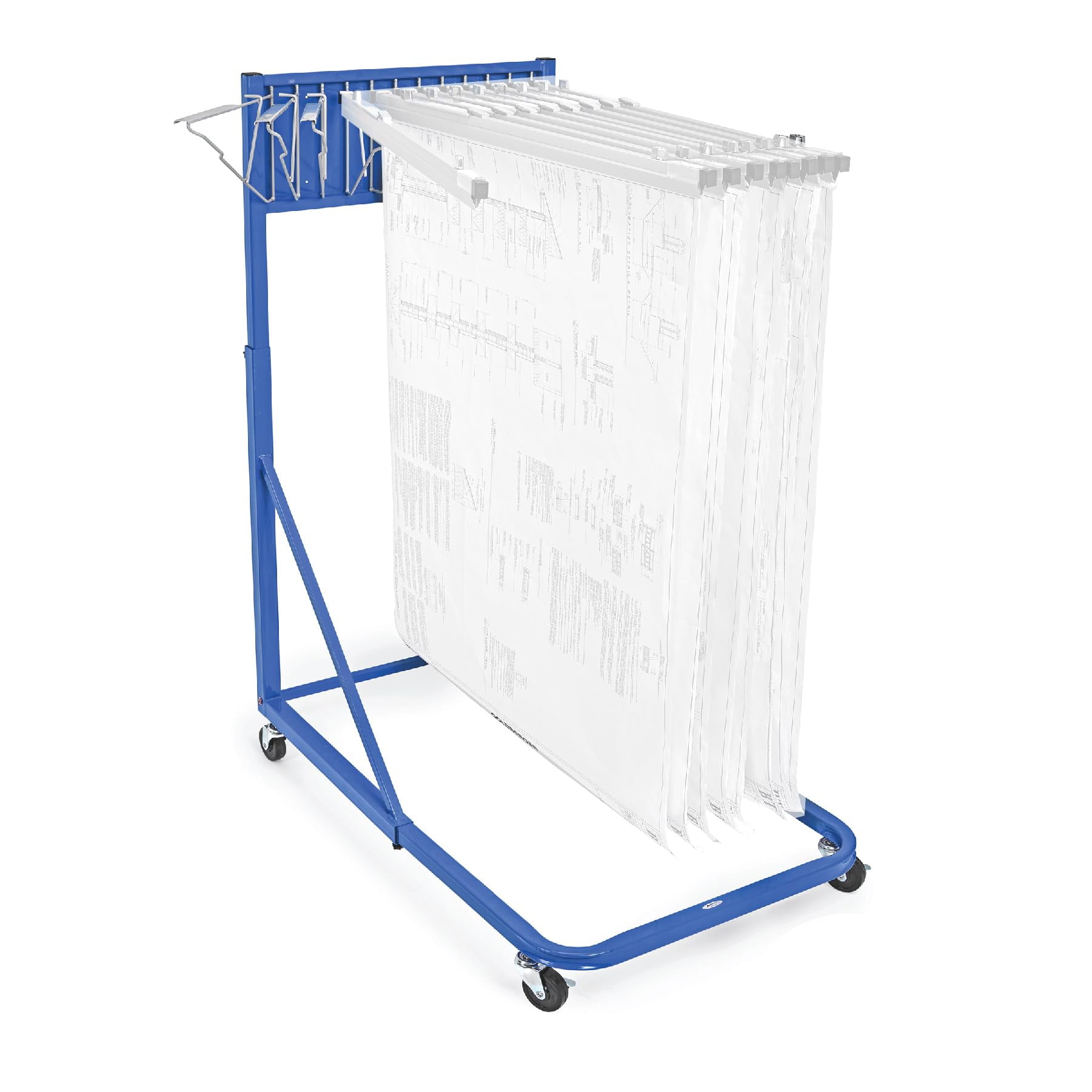 Adir Mobile Blueprint Holder – Construction Plan Rack, Map Organizer ...