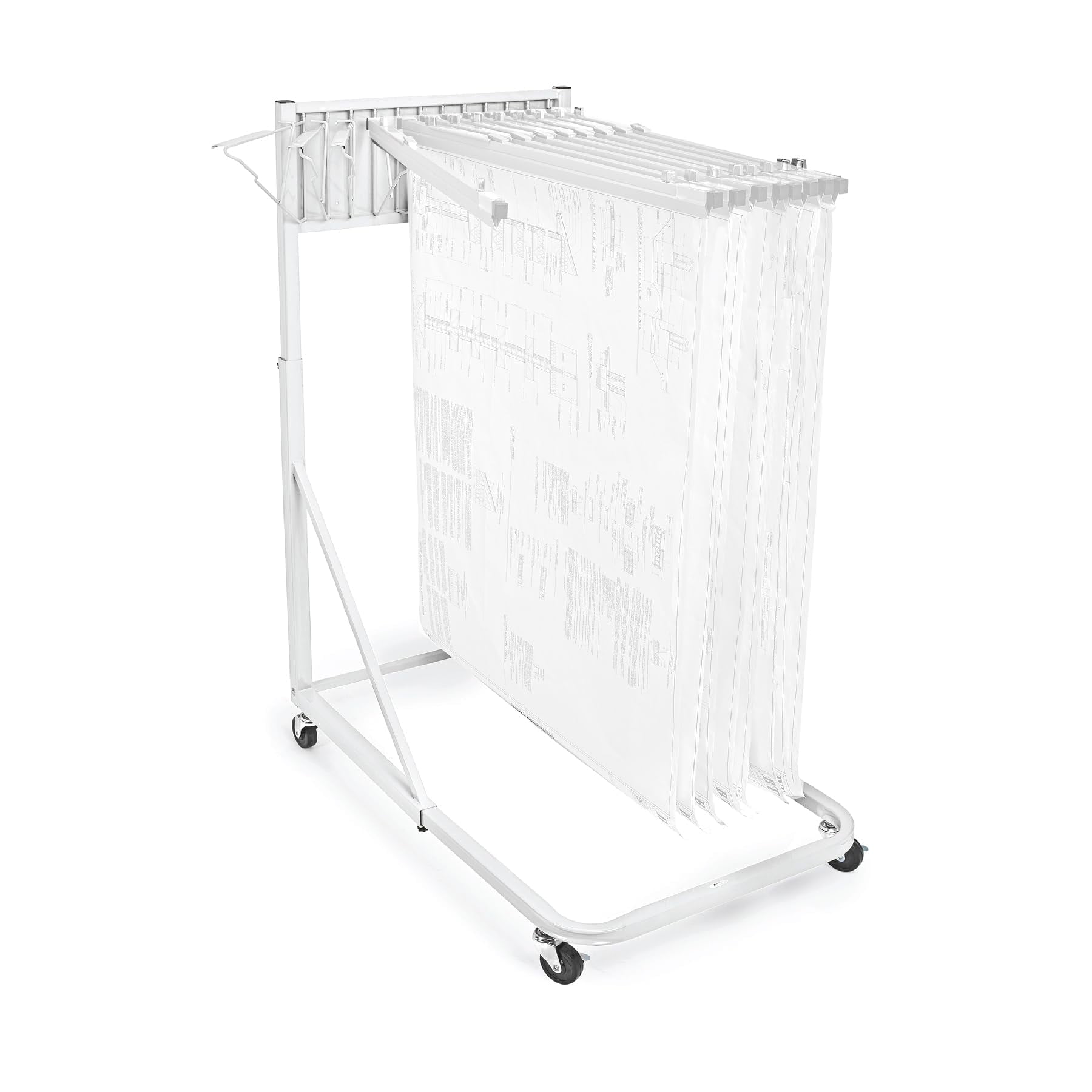 Adir Mobile Blueprint Holder – Construction Plan Rack, Map Organizer ...