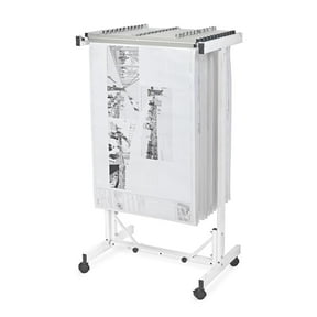 Adir Mobile Blueprint Holder– Construction Plan Rack, Map Organizer ...
