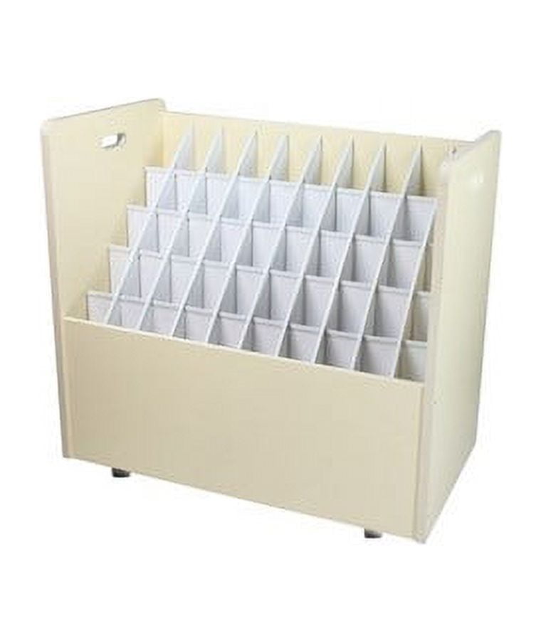 Adir Mobile Wood Roll File with 50 Compartments - Walmart.com