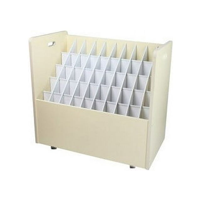 Adir Mobile Wood Roll File with 50 Compartments - Walmart.com