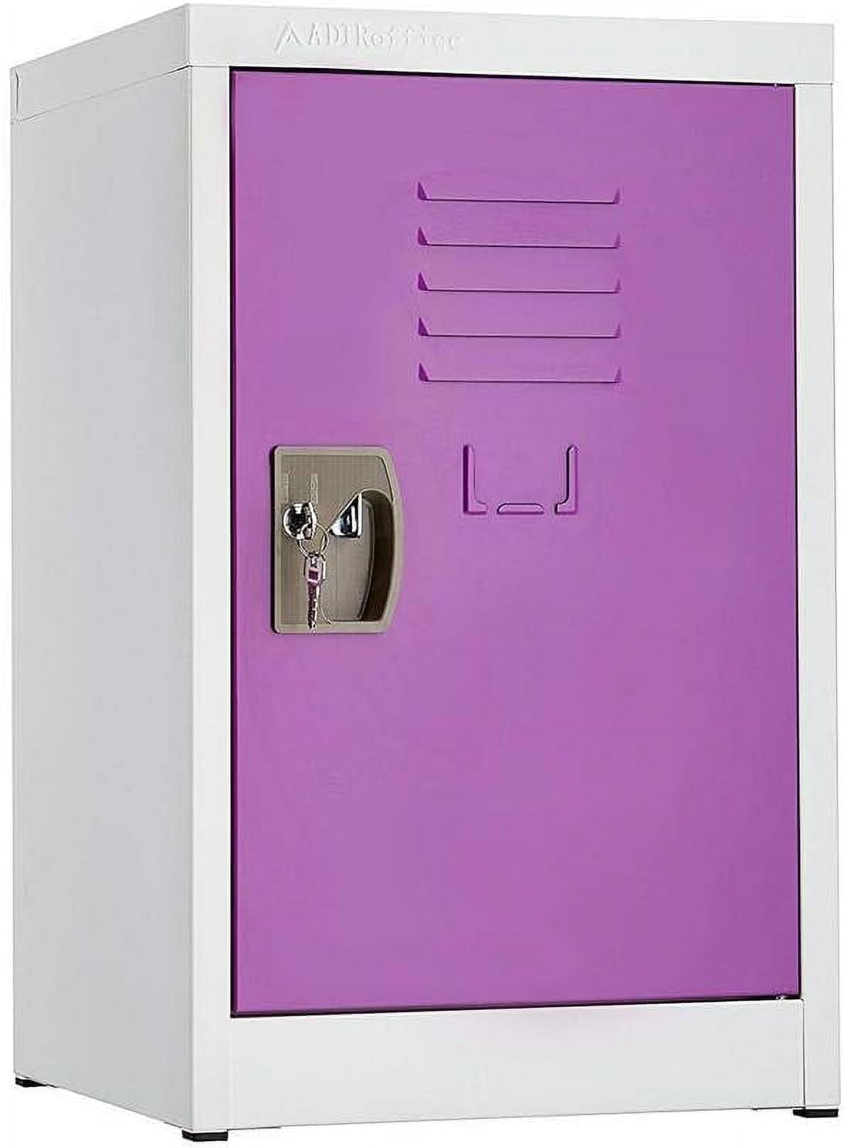 AdirOffice 24” Steel Metal 1-Tier Cabinet 1-Door Storage Locker with ...
