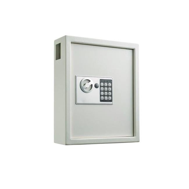 AdirOffice ALHI68040WHI 40-Key Steel Digital Lock Key Cabinet, White ...