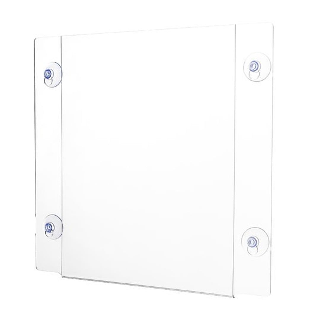 AdirOffice Clear Acrylic Suction Cup Window 8.5 x 11 Sign Holder (2 ...