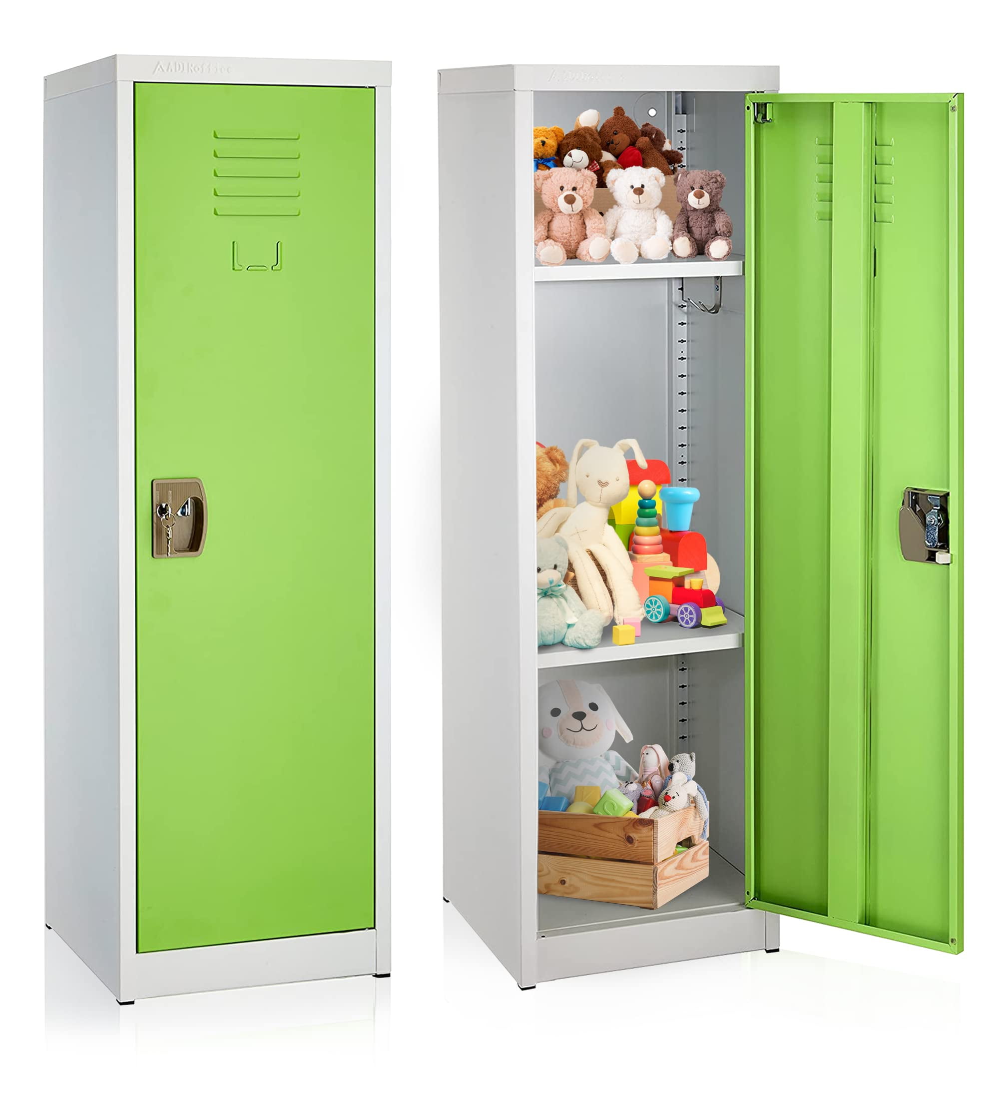 AdirOffice Kids Steel Metal Storage Locker - for Home & School - with ...