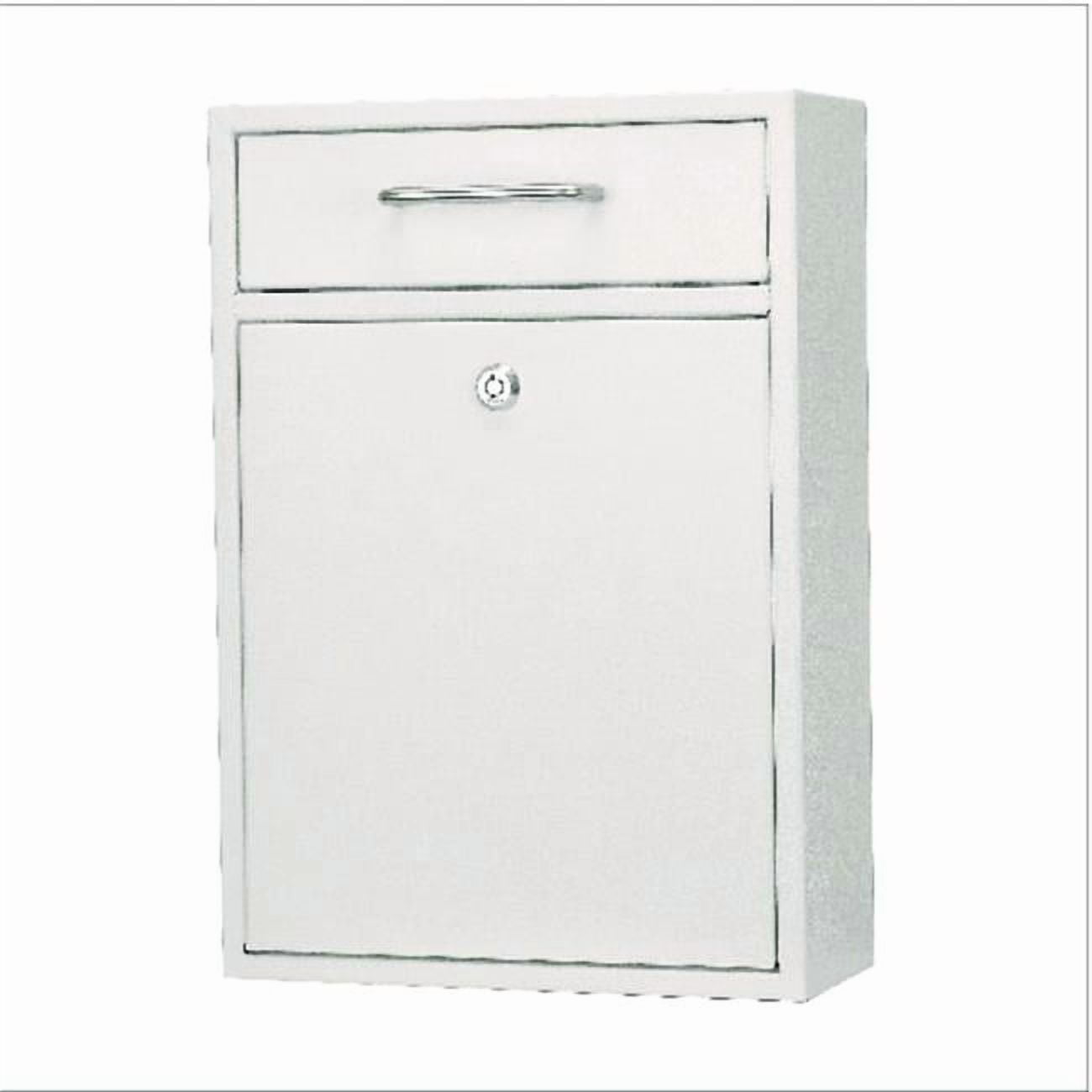 AdirOffice ALHI63104WHI Large Ultimate Secure Drop Box Wall Mounted ...