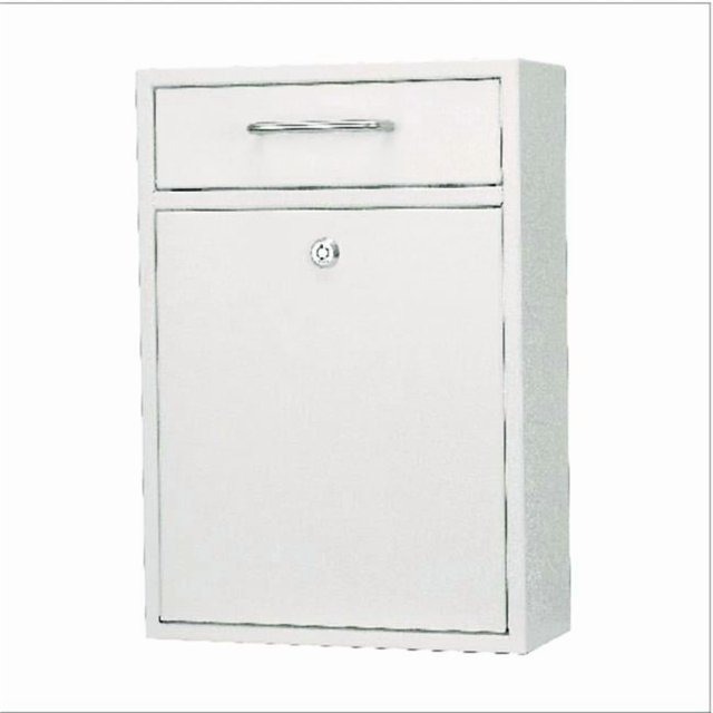 AdirOffice ALHI63104WHI Large Ultimate Secure Drop Box Wall Mounted ...