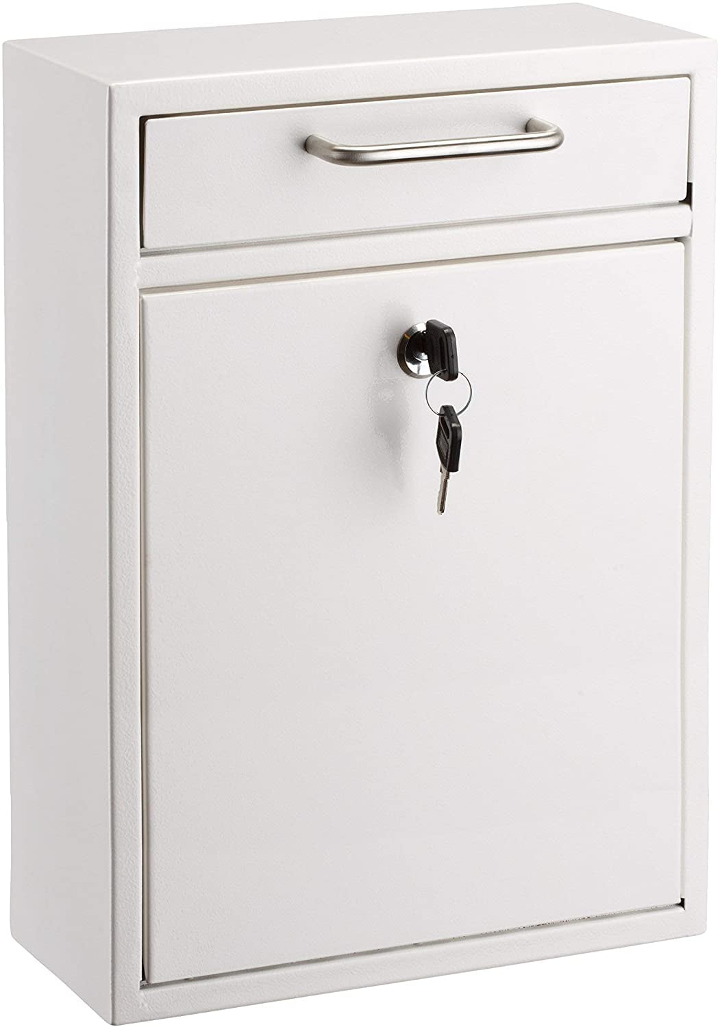 AdirOffice Large Ultimate White Interoffice Wall Mounted Mail Box Drop ...