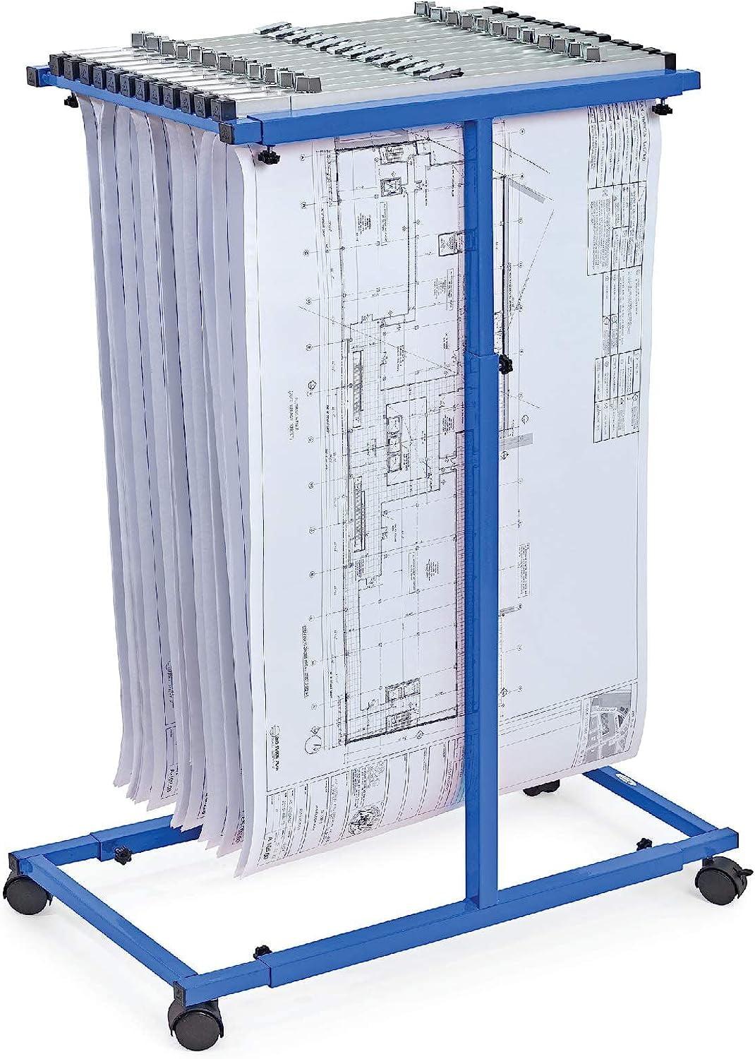 AdirOffice Mobile Blueprint Holder Vertical File Organizer for Hanging ...