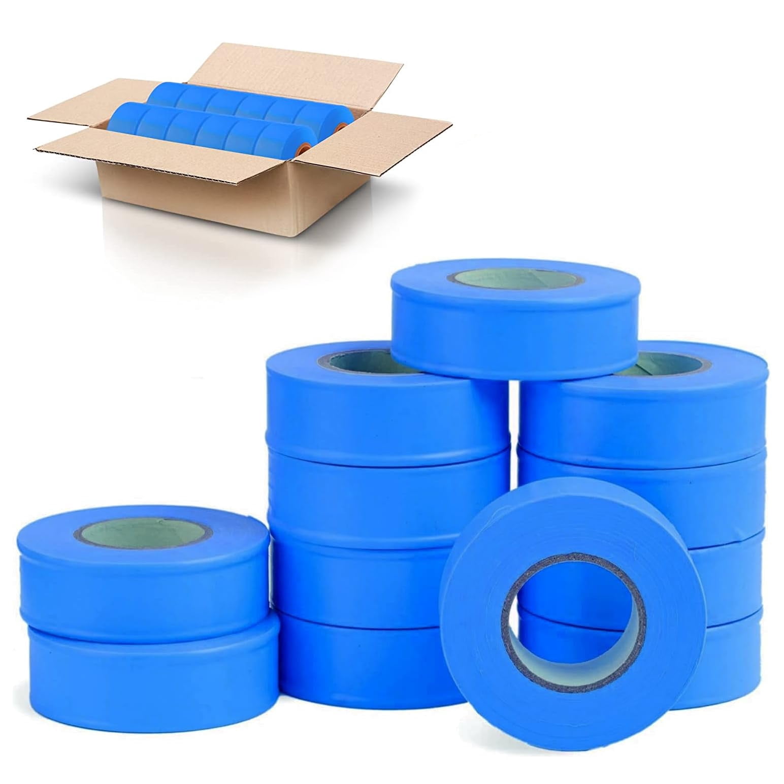 AdirPro 12 Pack Fluorescent Flagging Tape - Multipurpose Neon Marking ...