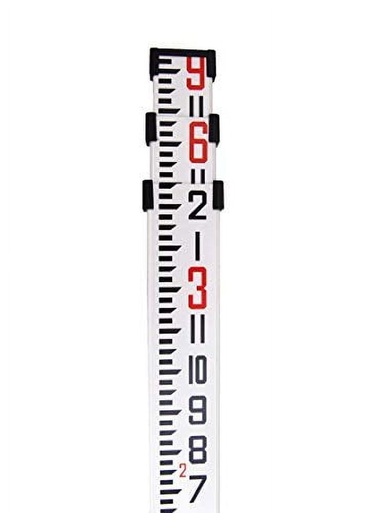 AdirPro 9-Foot Aluminum Grade Rod – 8ths, Dual Sided 5-Section ...