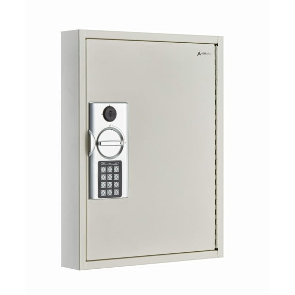 Adiroffice Key Holder Wall Mount - 60 Keys Lock Box with Code, Key ...