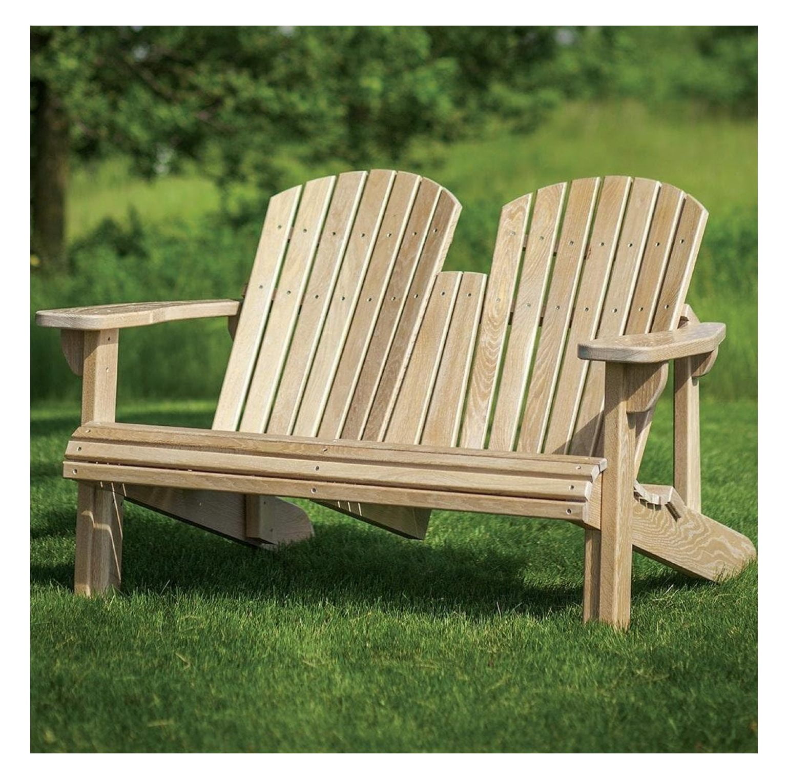 Adirondack Bench Templates with Plan - Walmart.com