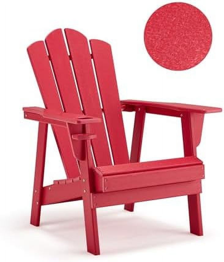 Adirondack Chair - Durable HDPE Poly Lumber All-Weather Resistant ...