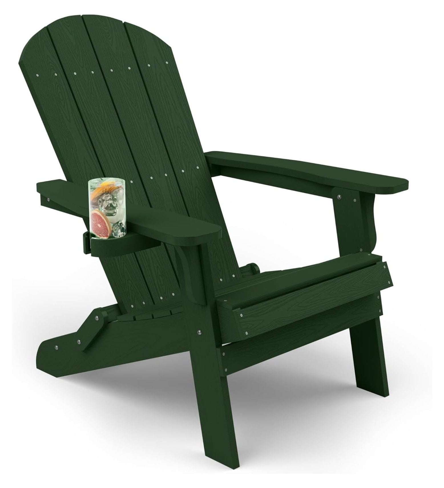 Adirondack Chair, Oversized Plastic Adirondack Chair Folding Outdoor ...
