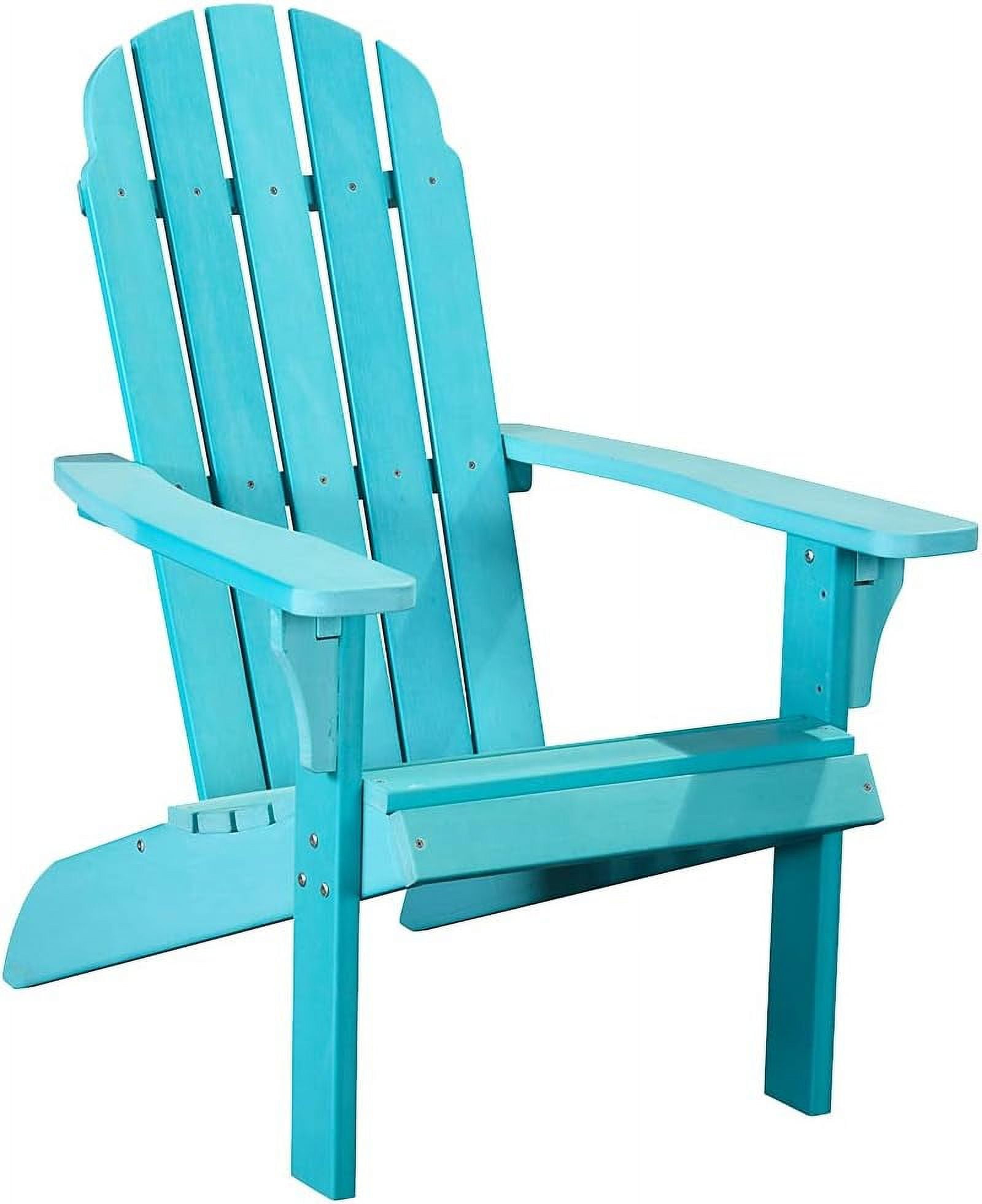 Adirondack Chair, Premium Weather Resistant Poly Lumber, Outdoor Patio ...