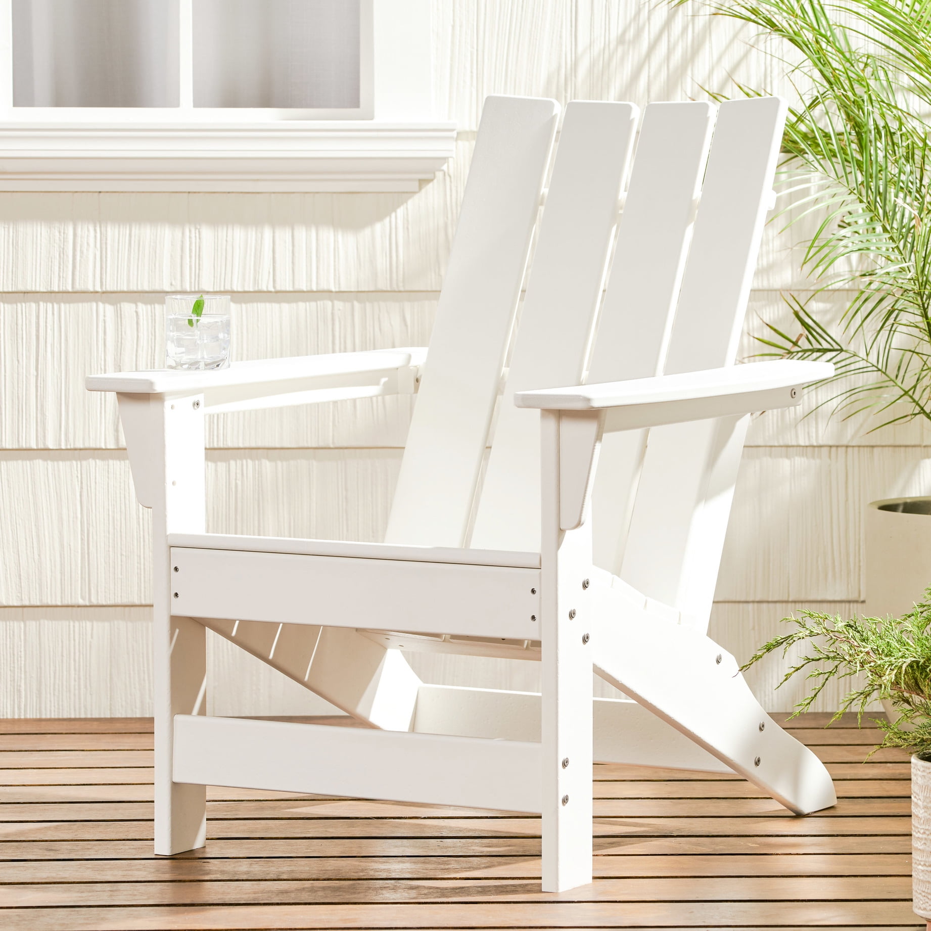 Adirondack Chair / Rustic-modern Design, 40.90 lb Weight / Suitable for ...