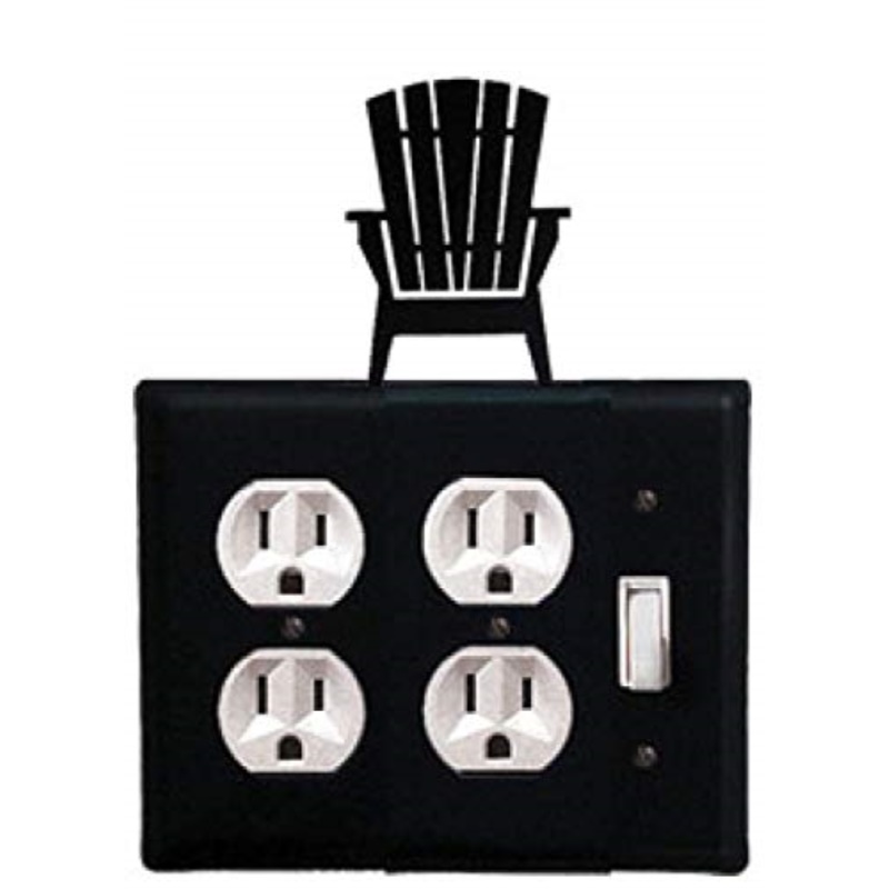 Adirondack - Double Outlet and Single Switch Cover - Walmart.com