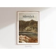 Adirondack Lakes Trails Poster Vintage Style Outdoor Decor, Unframed ...