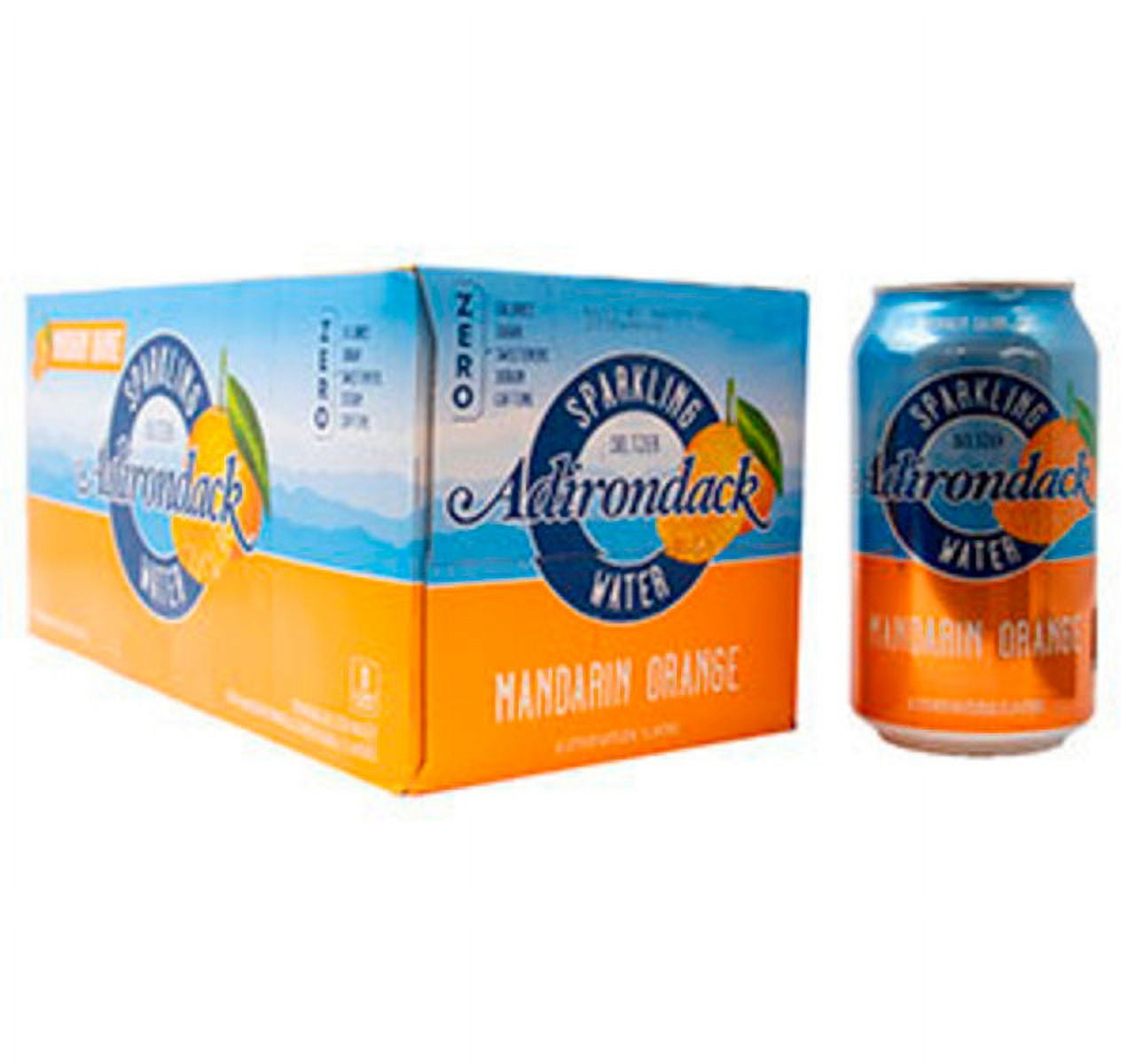 Adirondack Mandarin Orange Sparkling Seltzer Water, 8 Count Carton 12 fl. oz. Cans - Walmart.com