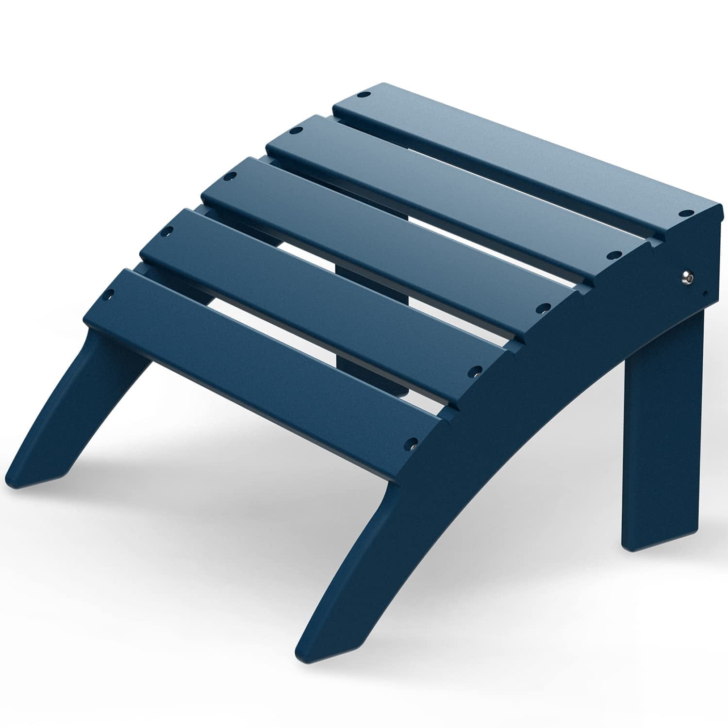 Adirondack Ottoman Folding Footrest, HDPE Plastic All-Weather Design ...