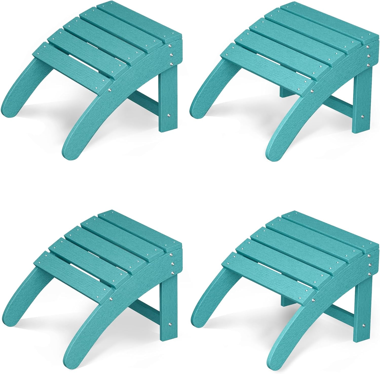 Adirondack Ottoman Foot Rest for Adirondack Chair, HDPE Resin Weather ...