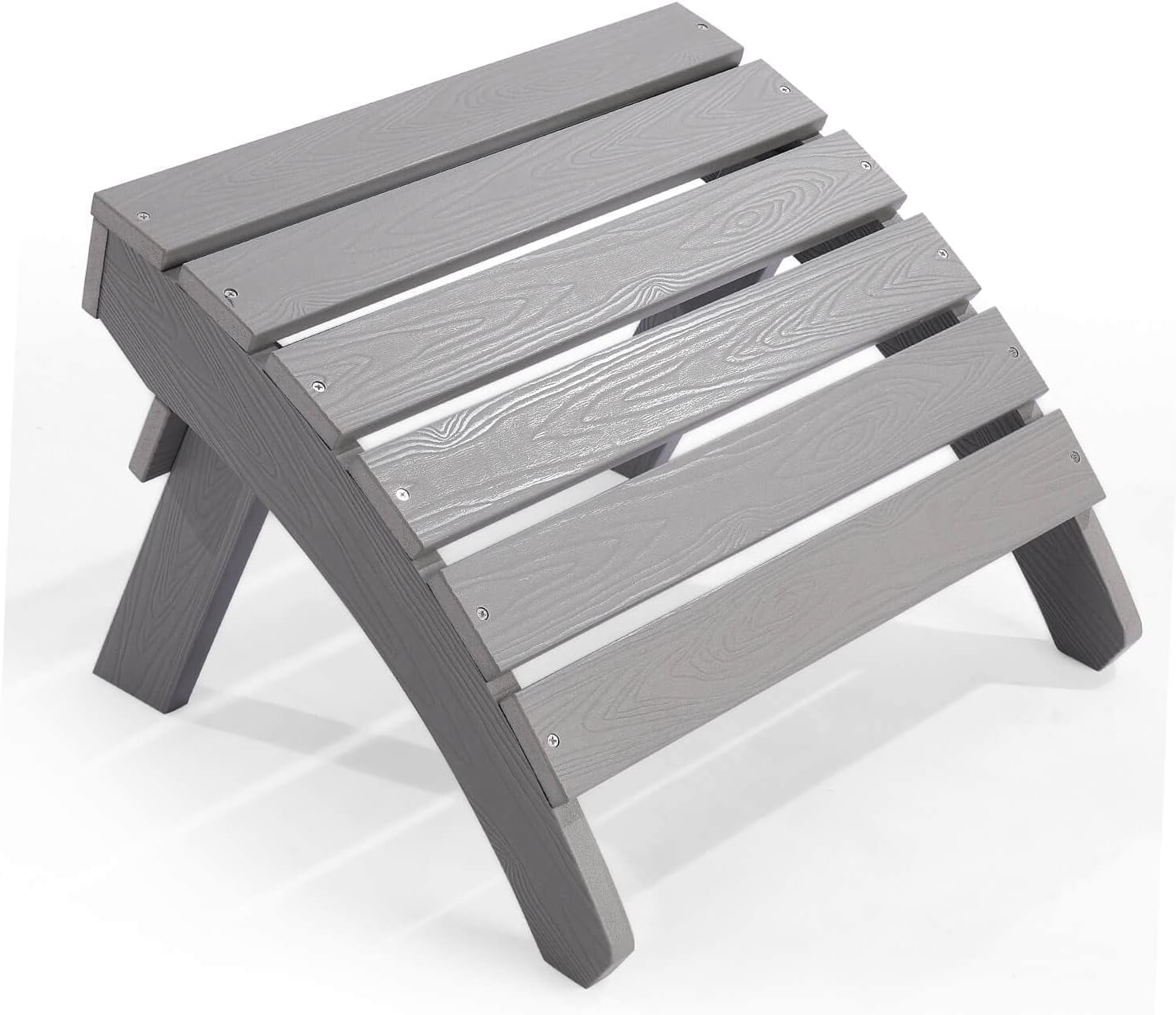 Adirondack Ottoman, Plastic Folding Adirondack Footstool, All Weather ...