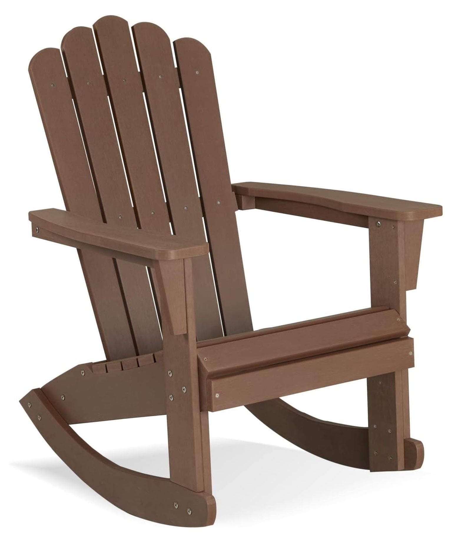 Adirondack Patio Rocking Chair, Lumber Porch Rocker with High Back ...