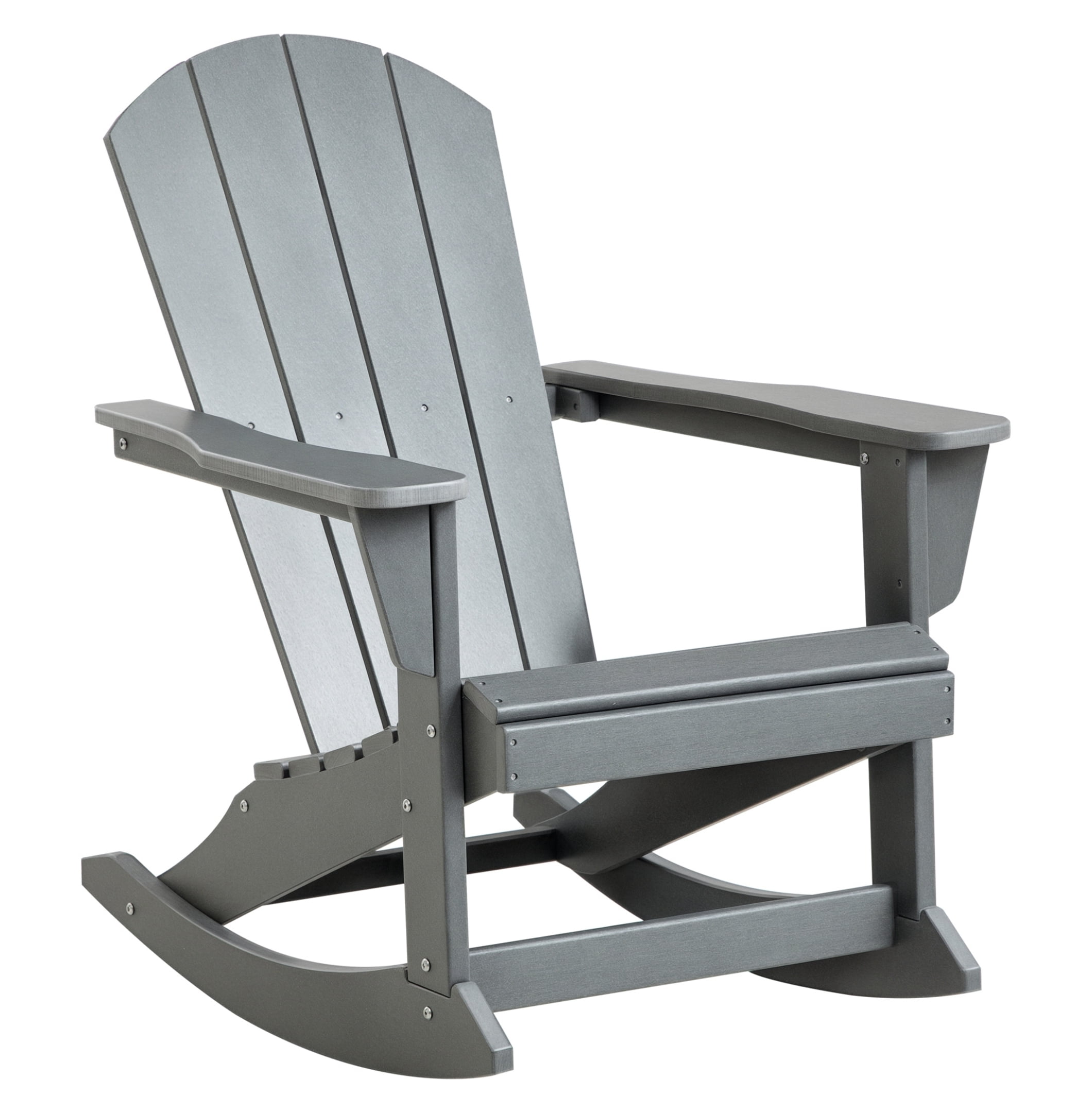Adirondack Rocking Chair, Outdoor HDPE Porch Rocker, Patio Furniture ...