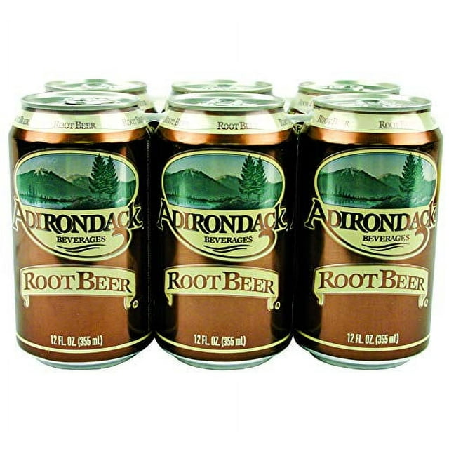 Adirondack Soda: Root Beer Flavor, Case of Four 6 Packs, 12 oz. Cans ...