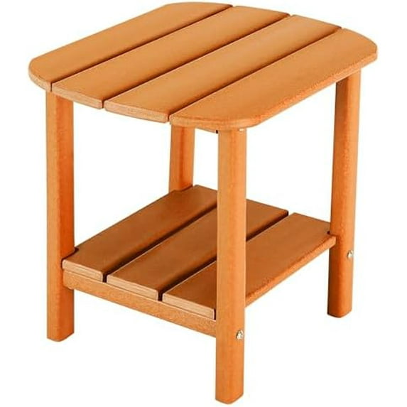 Adirondack Square Outdoor Side Table for Patio, Pool Composite Patio ...
