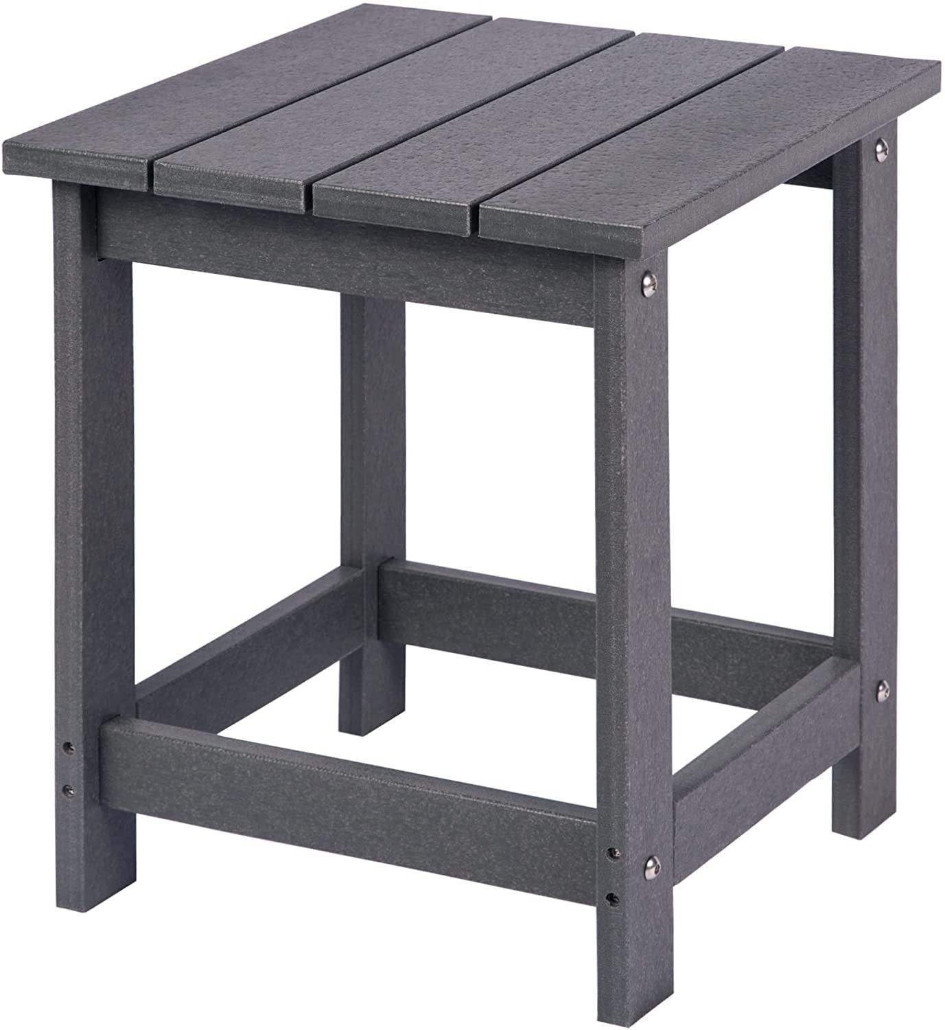 Adirondack Square Outdoor Side Table, Pool Composite Patio Table,HDPE ...