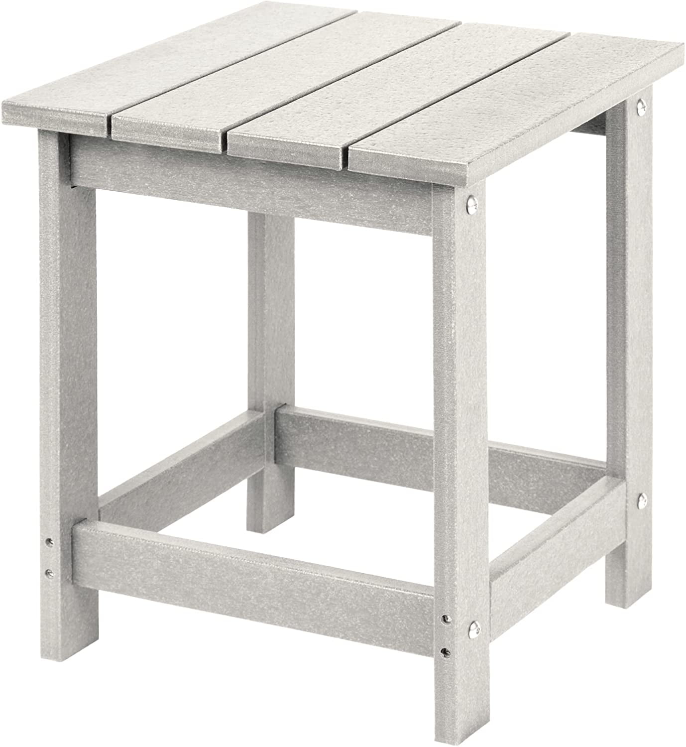 Adirondack Square Outdoor Side Table, Pool Composite Patio Table,HDPE ...