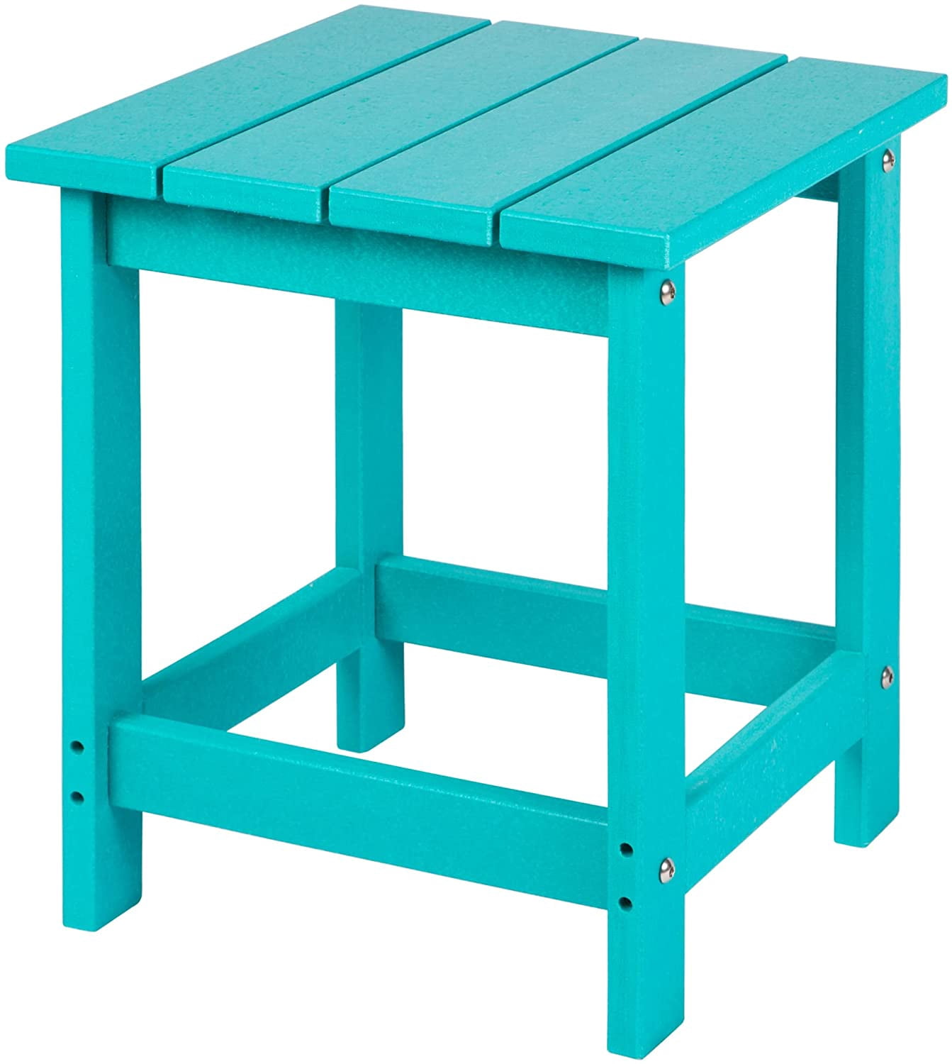 Adirondack Square Outdoor Side Table, Pool Composite Patio Table,HDPE ...
