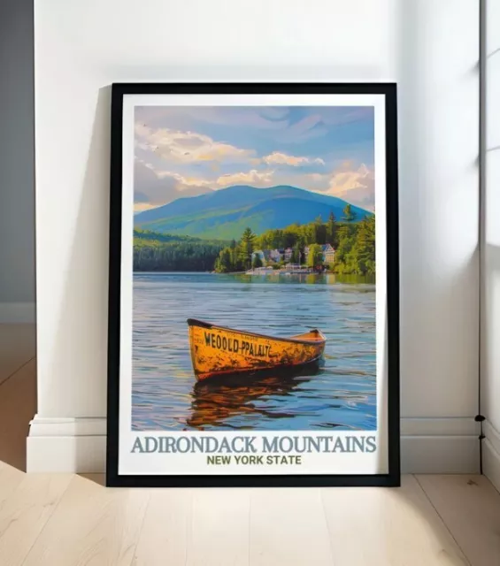 Adirondacks Mountains Wall Art - Adirondack Prints NO FRAMED POSTER ...