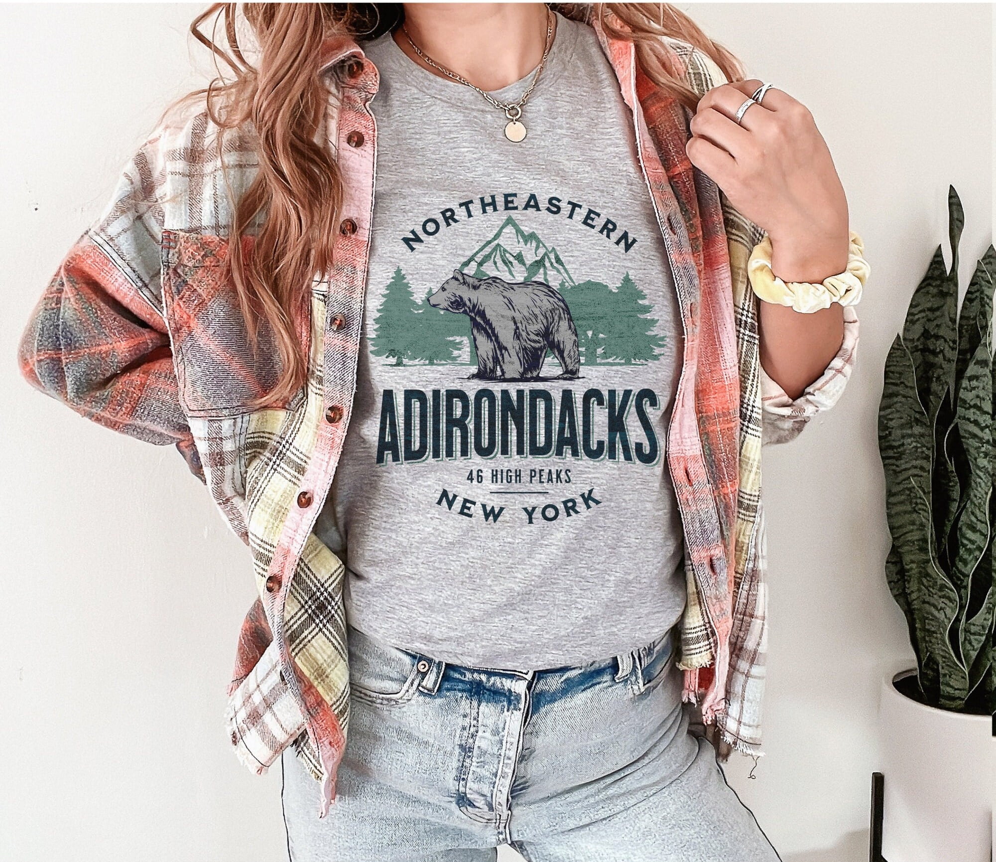 Adirondacks Shirt, Adirondack High Peaks Shirt, Upstate New York Shirt ...
