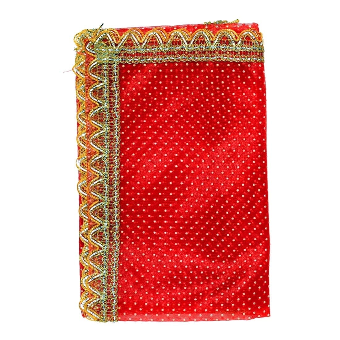 Decorative Chunari Pooja Cloth (Size:-18 Inch x 36 Inch) Chunni Puja ...