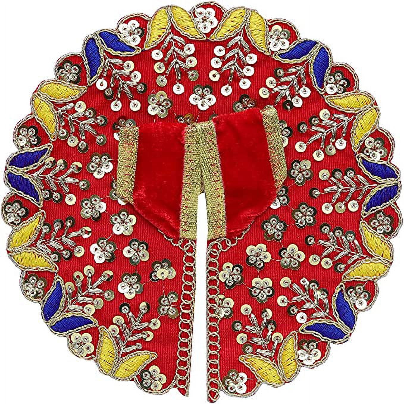 Aditri Creation Red Ladoo Laddu Gopal Dress Cloth Bhagwan Poshak of ...