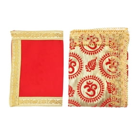 Orange Designer Laxmi Durga Devi MATA Dress poshak vastra Cloth lehanga ...