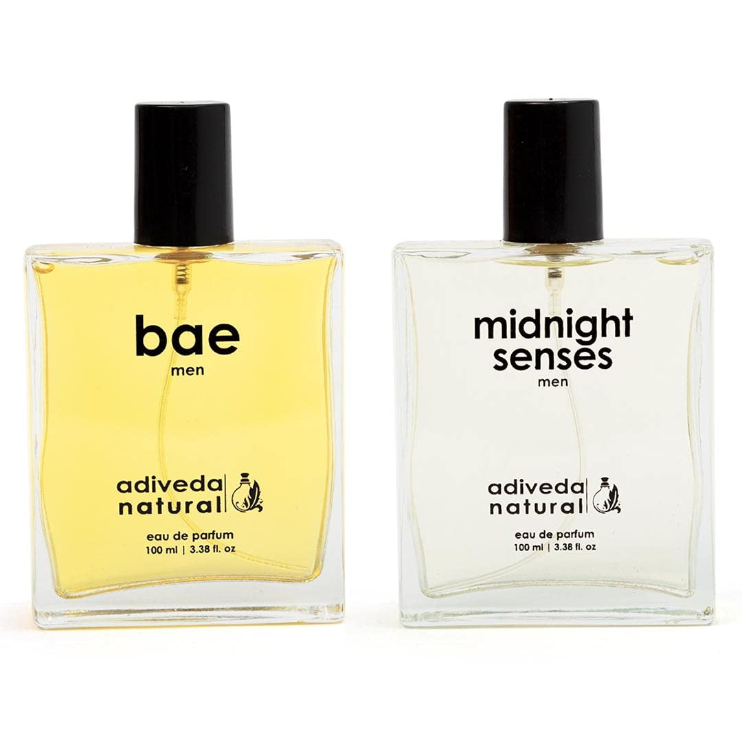 Adiveda Natural Bae + Midnight Senses Eau De Parfum Combo For Men Pack ...