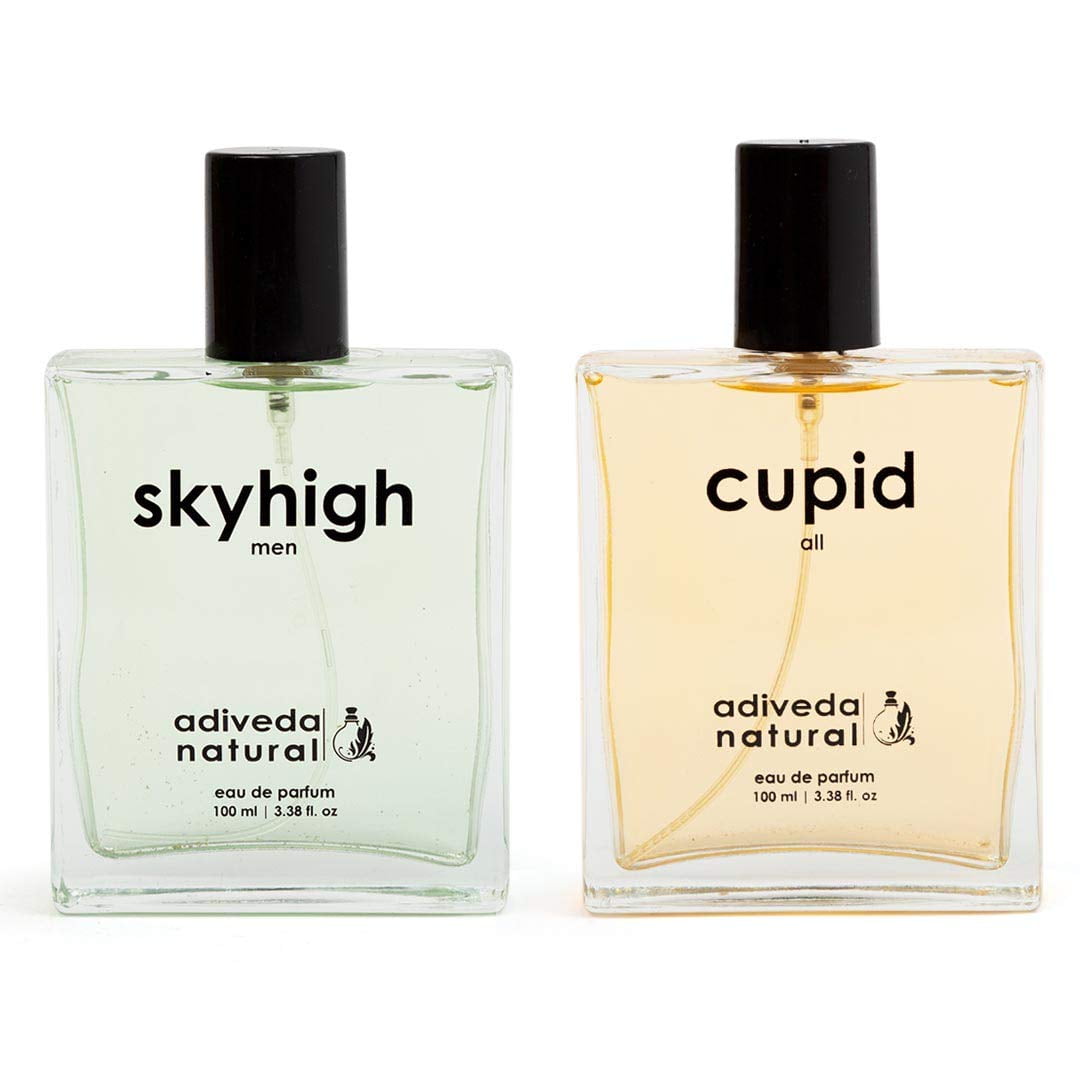 Adiveda Natural Cupid Unisex + Skyhigh Men Eau De Parfum Combo Pack Of ...
