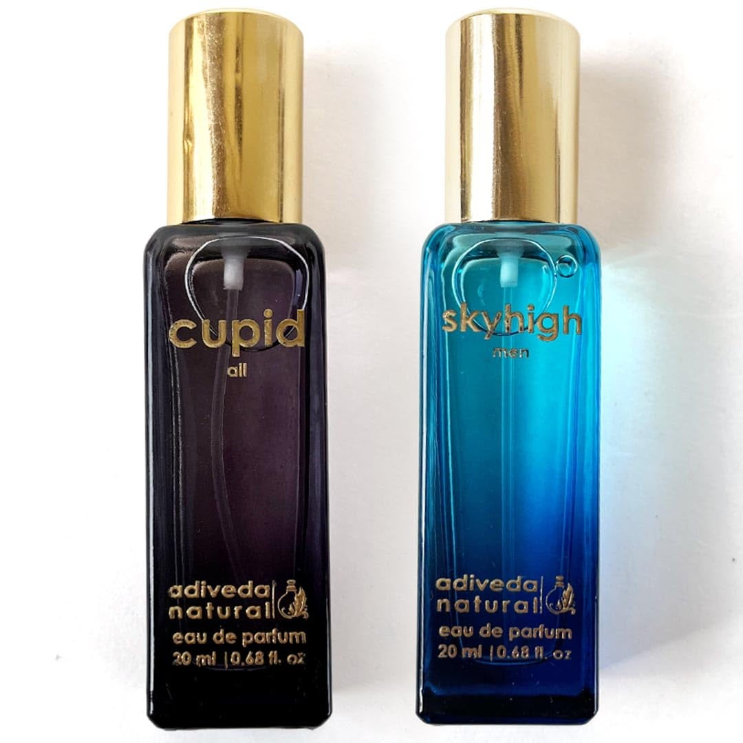 Adiveda Natural Cupid Unisex & Skyhigh Men Eau De Parfum Combo Pack Of ...