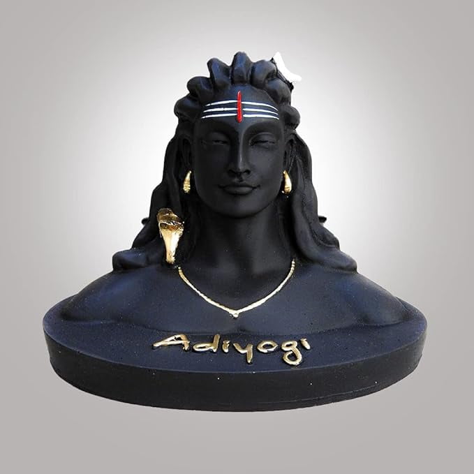 Adiyogi Statue, Shiva Mahadev Idol Hindu God For Car Dash-Board Decor H ...