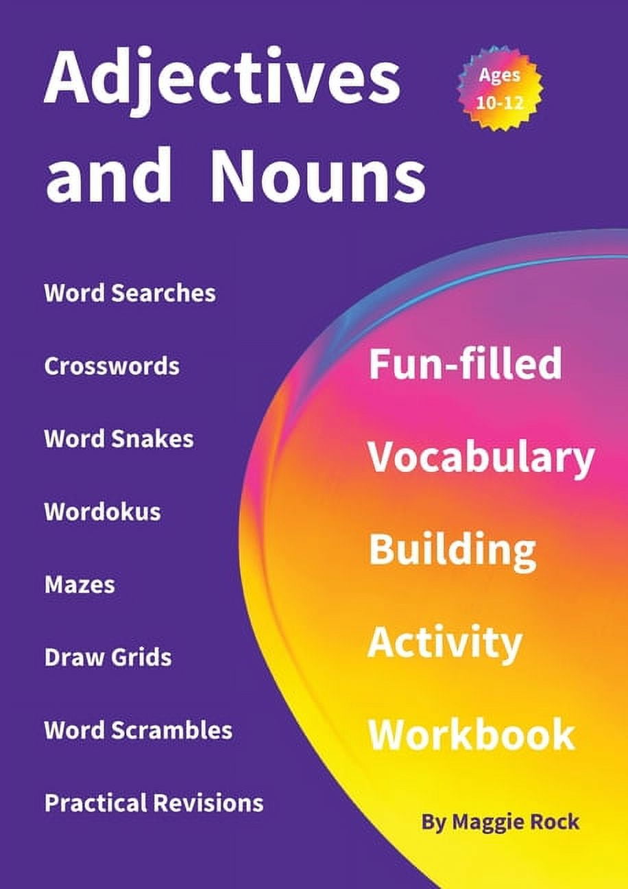 Adjectives and Nouns: Fun-filled Vocabulary Building Activity Workbook ...
